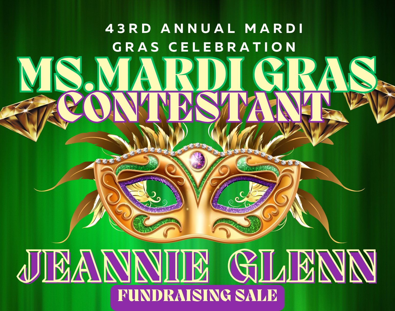 Ms. Mardi Gras Fundraising Sale – Kendalls Greek