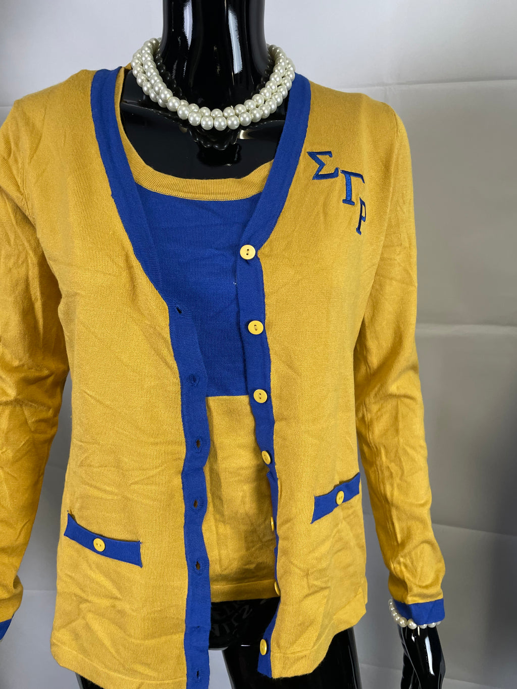 ΣΓΡ Gold Colorblock TWINSET – Kendalls Greek